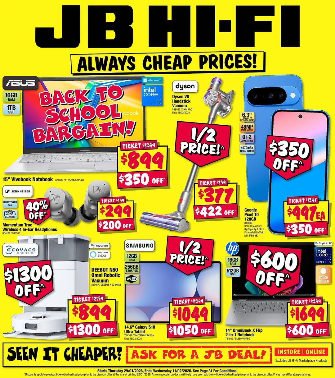 Weekly Savings at JB Hi-Fi | Latest Flyers & Deals Today