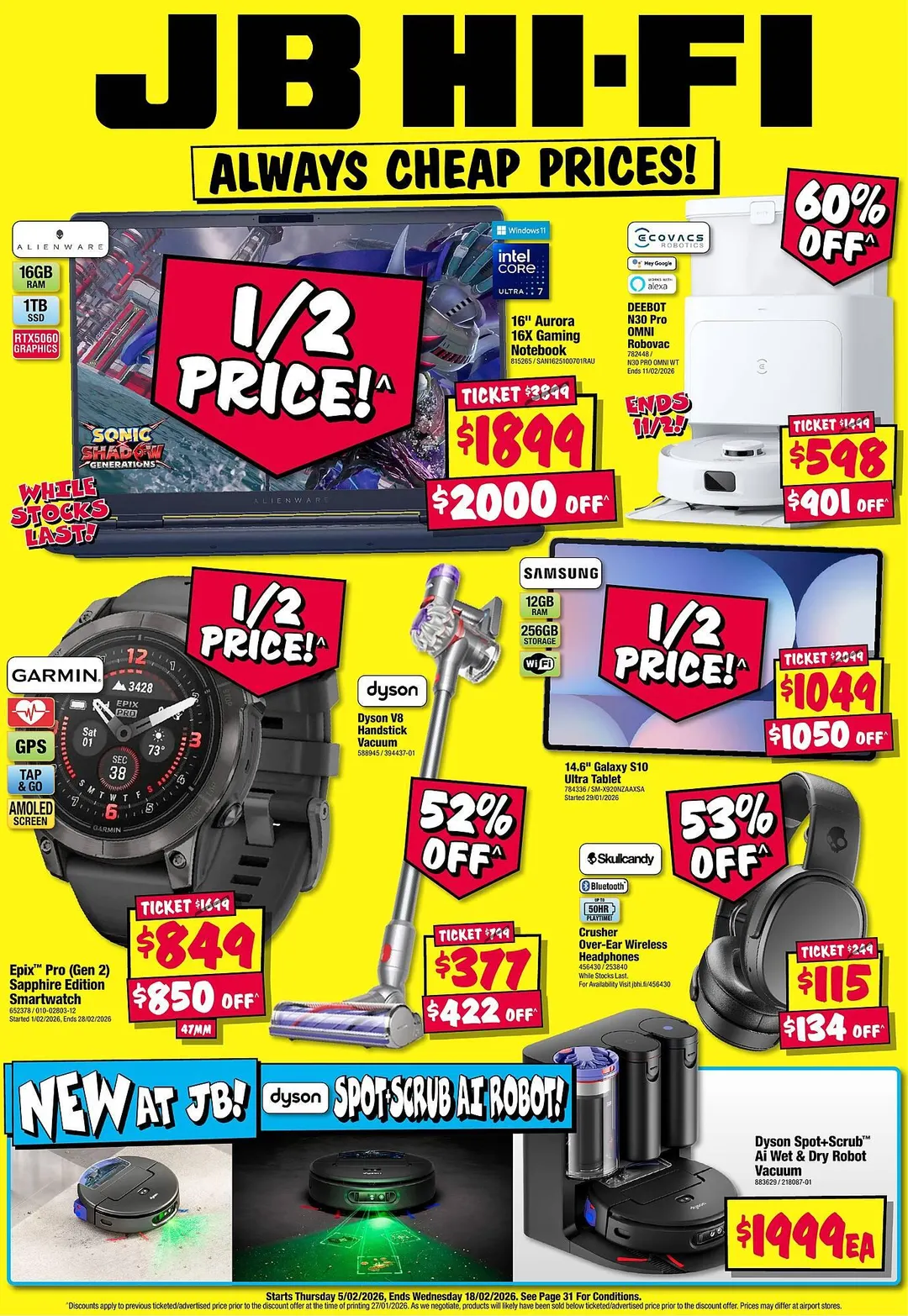 Weekly Savings at JB Hi-Fi | Latest Flyers & Deals Today