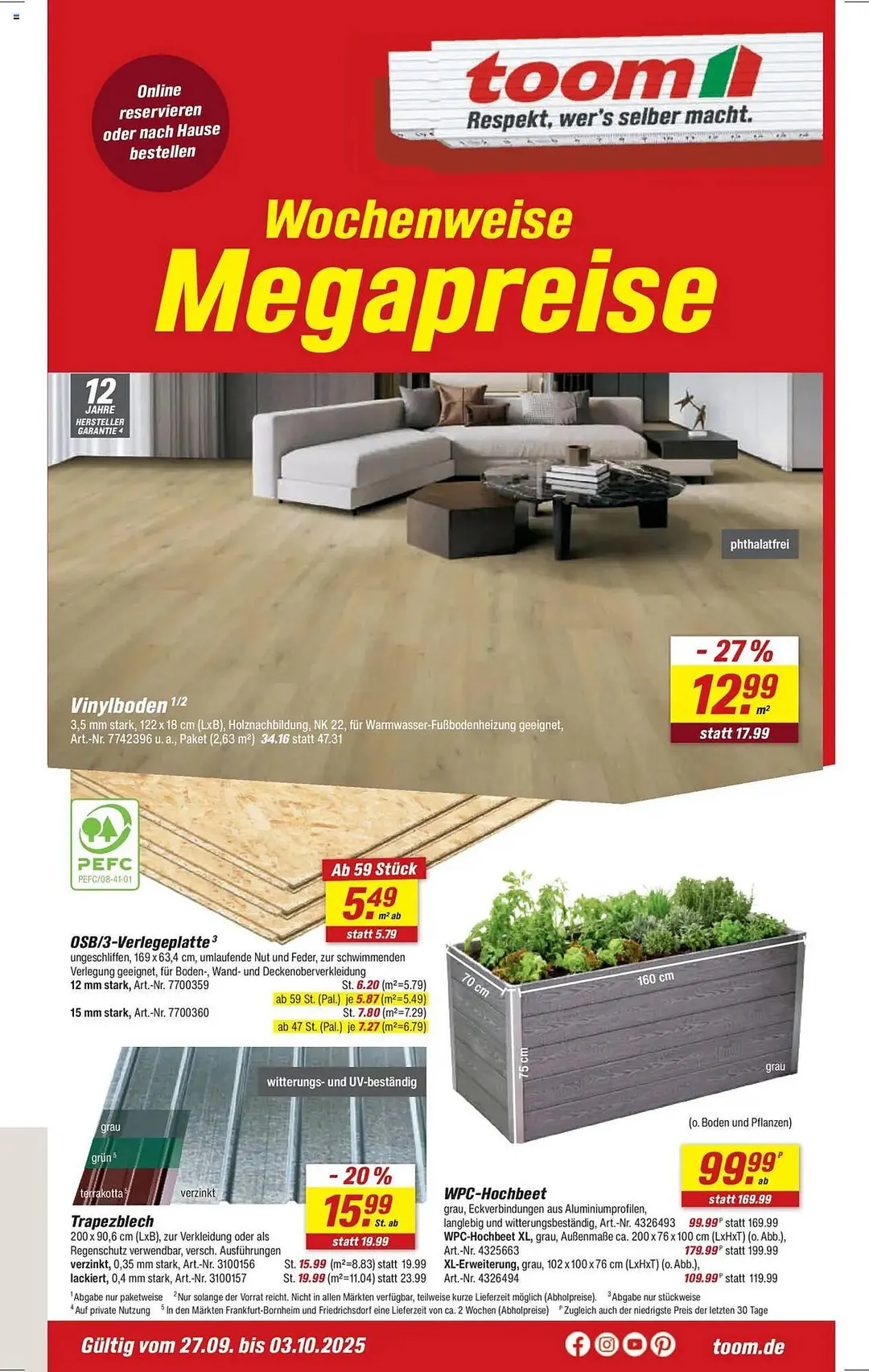 Faszinierend Toom Werbung Nächste Woche Fotos