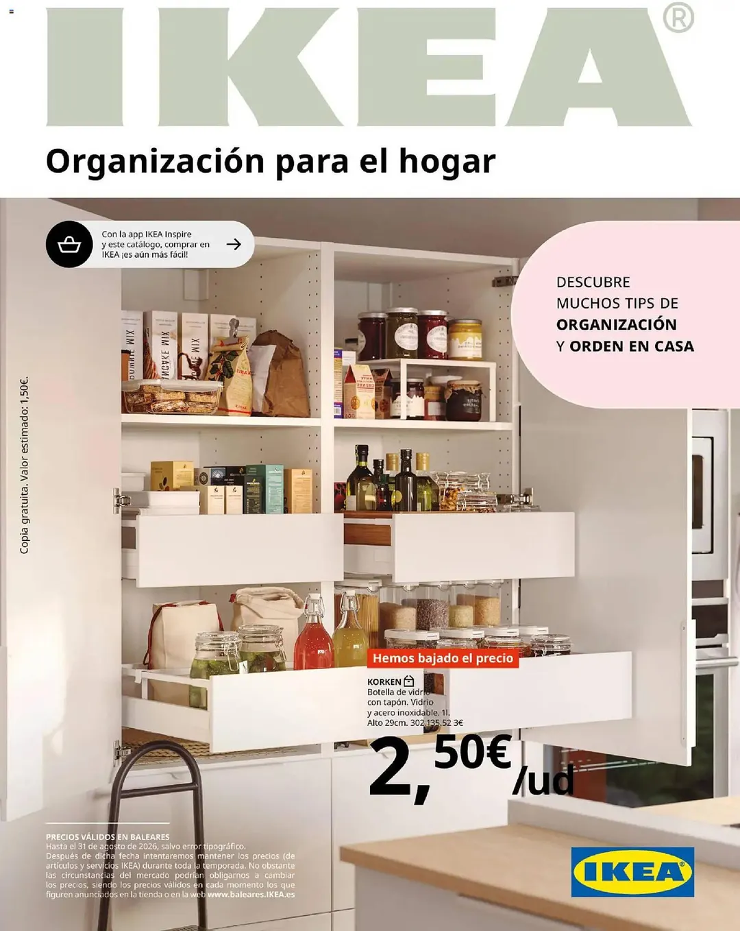 Catálogo IKEA disponible hasta el 31 de agosto de 2026