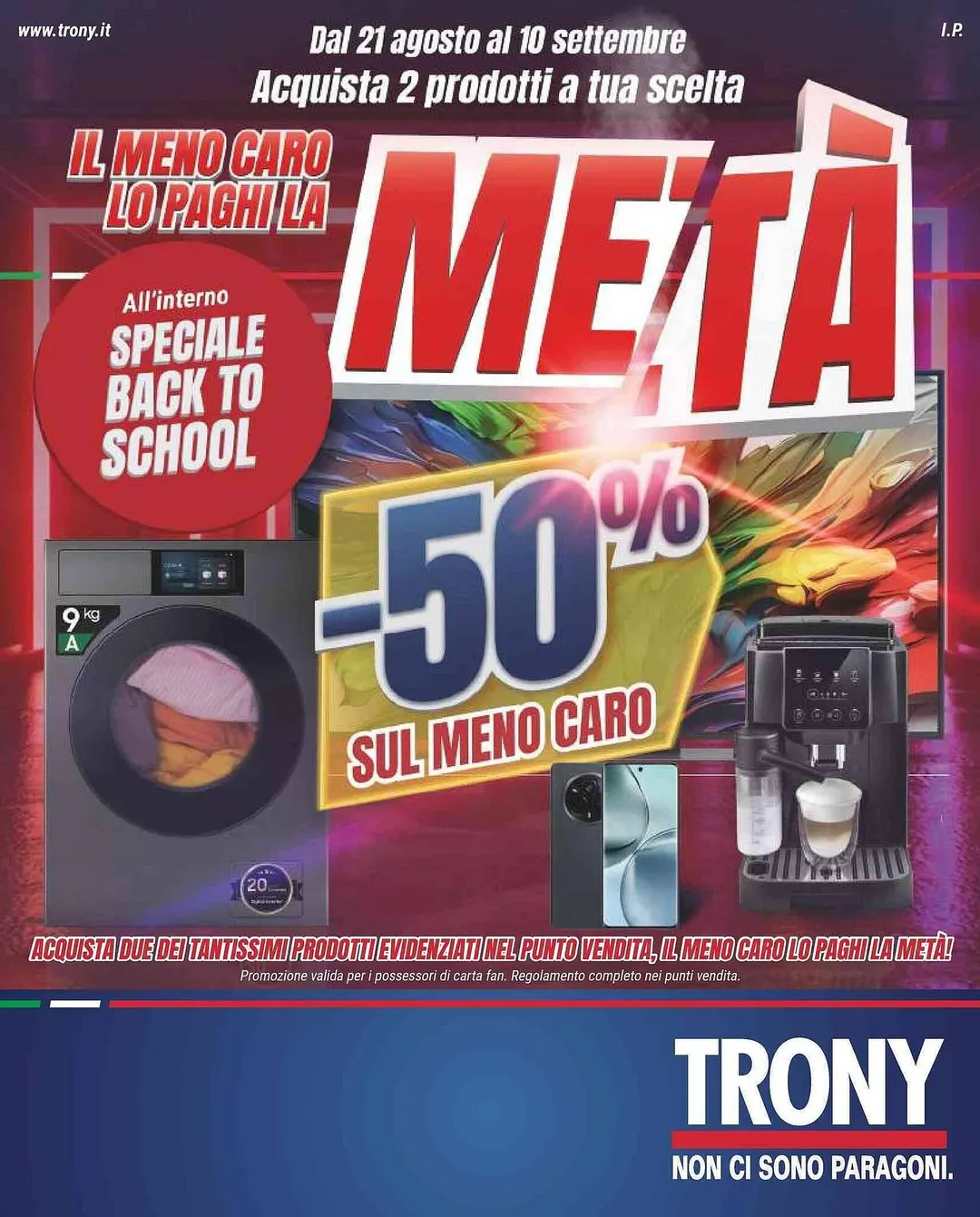 Trony Volantino 2025. Scopri le Offerte