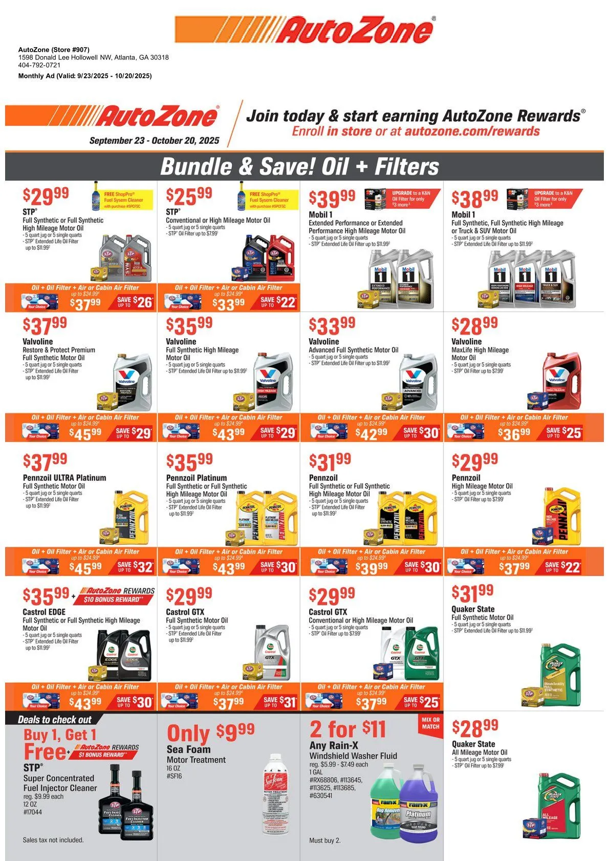 Ahorra en AutoZone: Ofertas y Flyers Semanales con Descuentos en ...