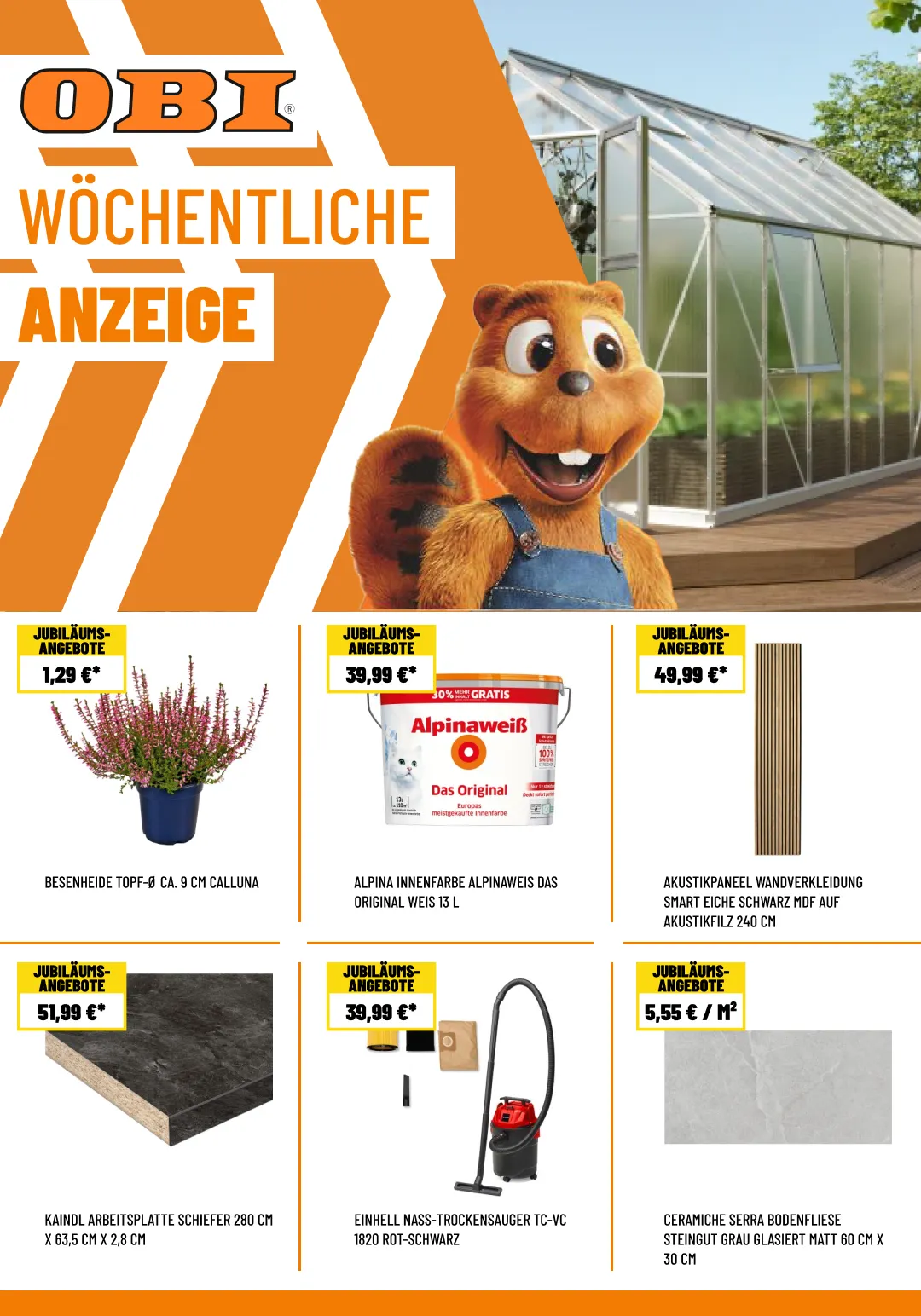 Wöchentliche Angebote bei OBI – Aktuelle Flyer, Rabatte & günstige ...