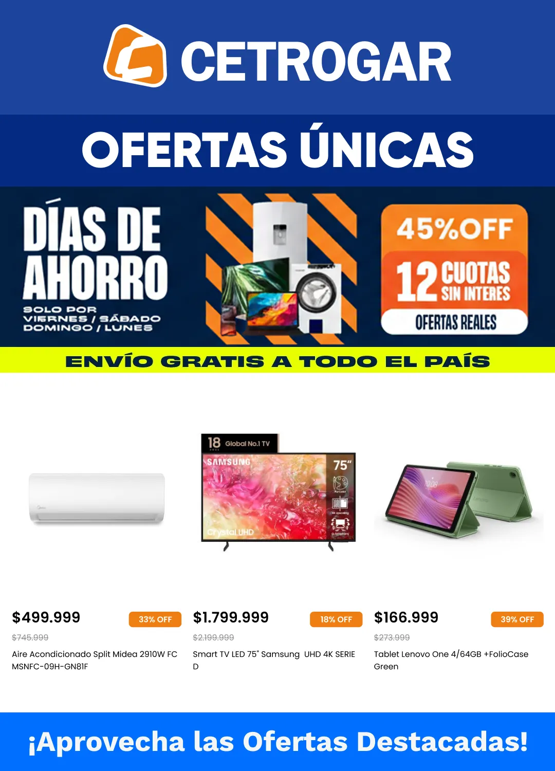 Cetrogar: Folletos, Ofertas y Descuentos Semanales