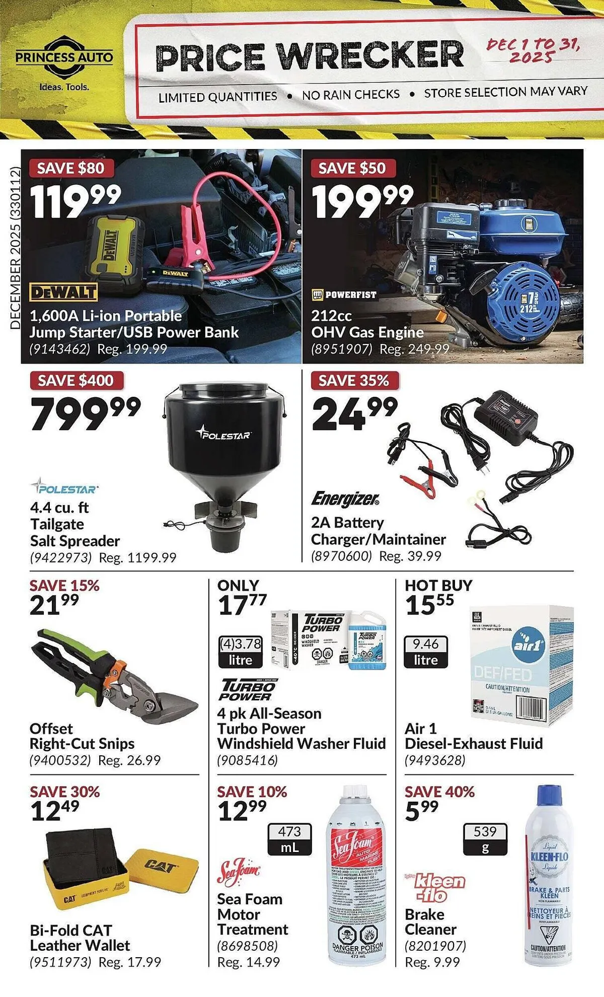 Princess Auto's Year-End Savings Event: Drive into 2026 with Great Deals!