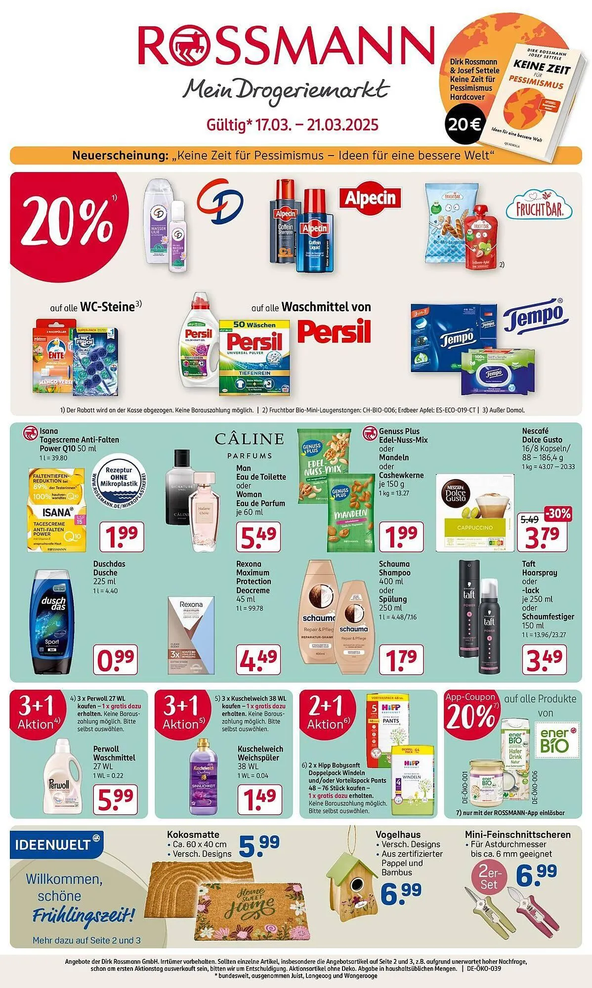 Wöchentlich aktuelle Rossmann Angebote, günstige Deals & Rabatte entdecken