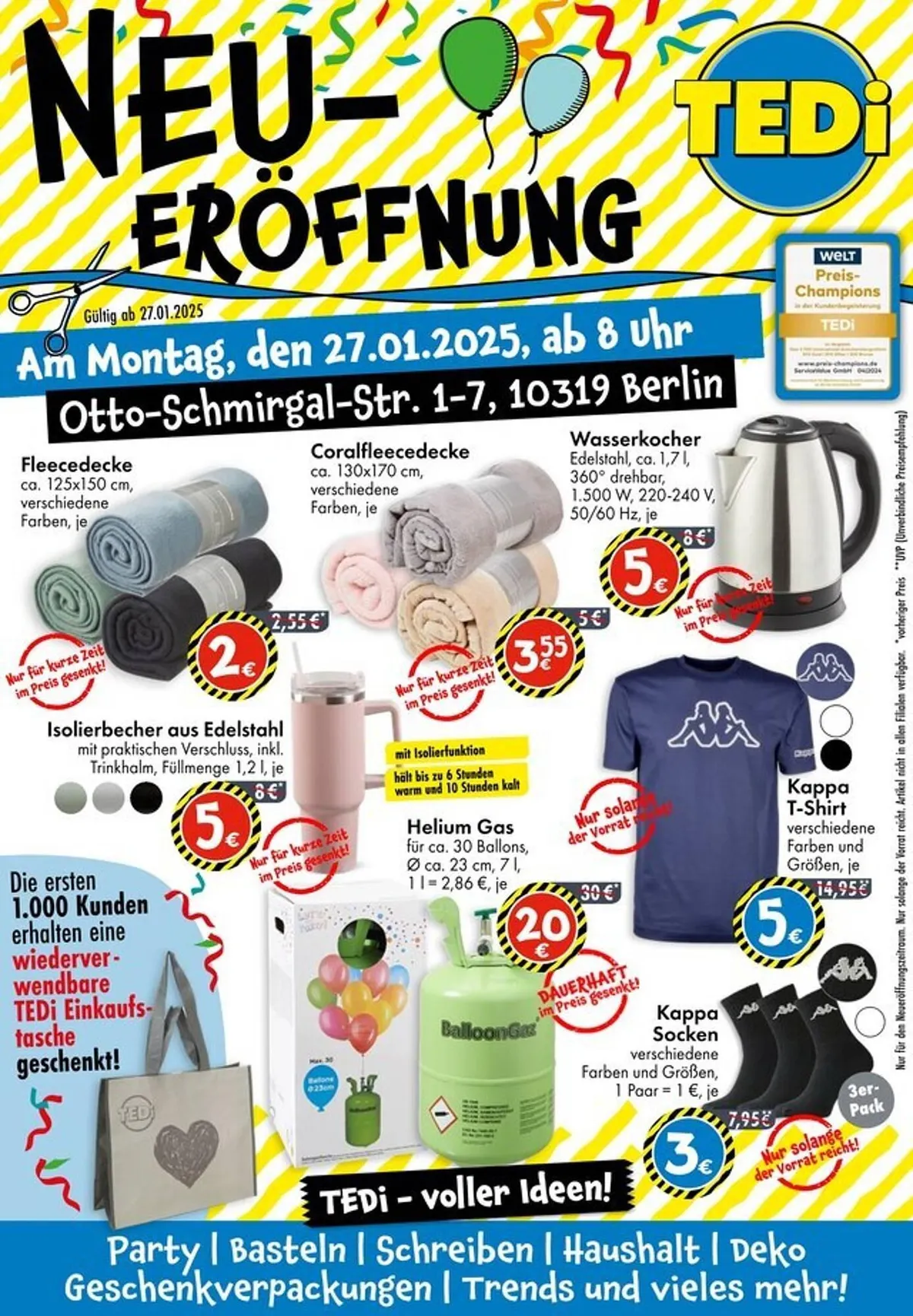 Wöchentliche Angebote bei TEDi – Top Deals & Rabattaktionen