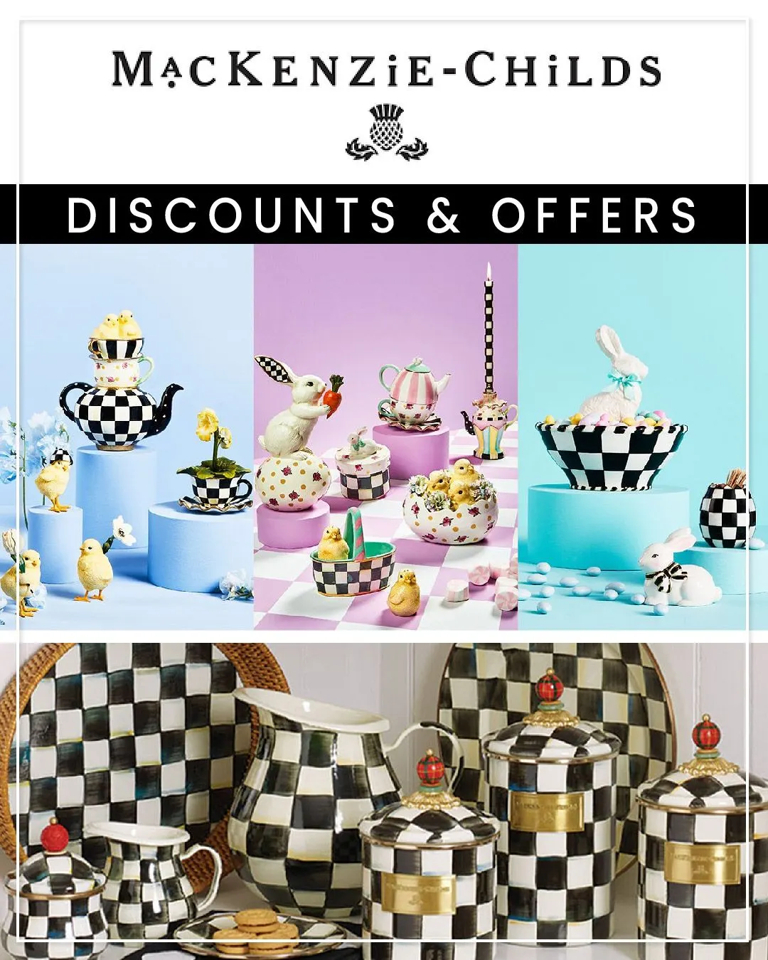 MacKenzie Childs Home & Furniture Deals valid until June 14, 2026