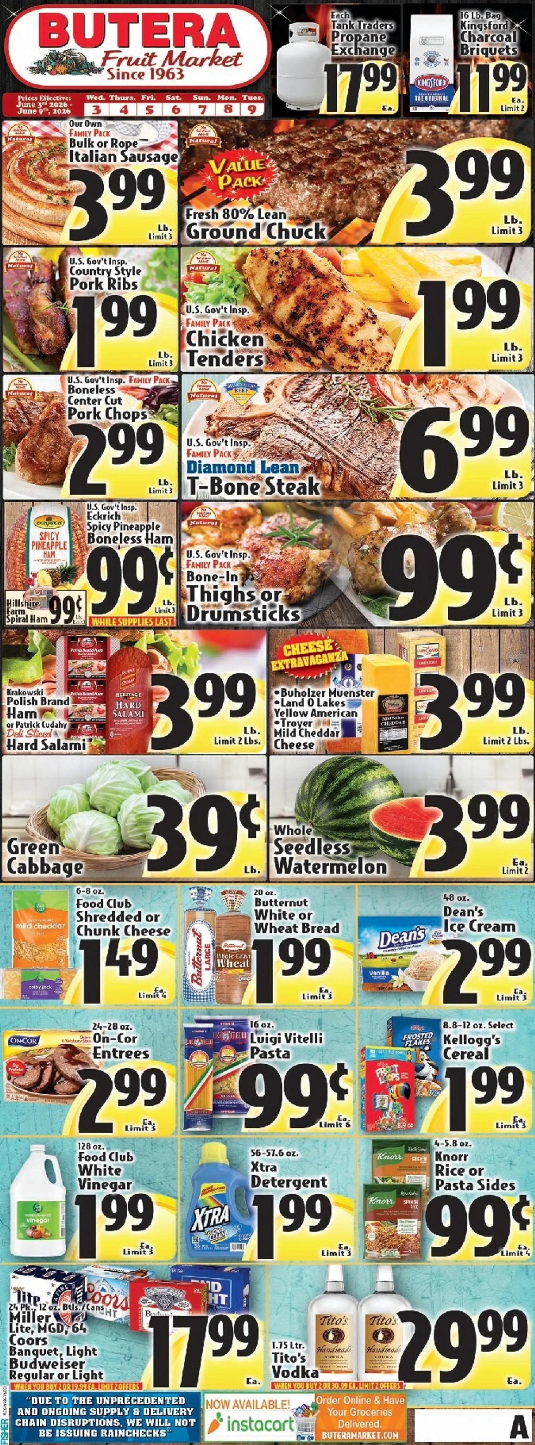 Current Butera Market leaflet valid from Wednesday 06/03/2026 to ...