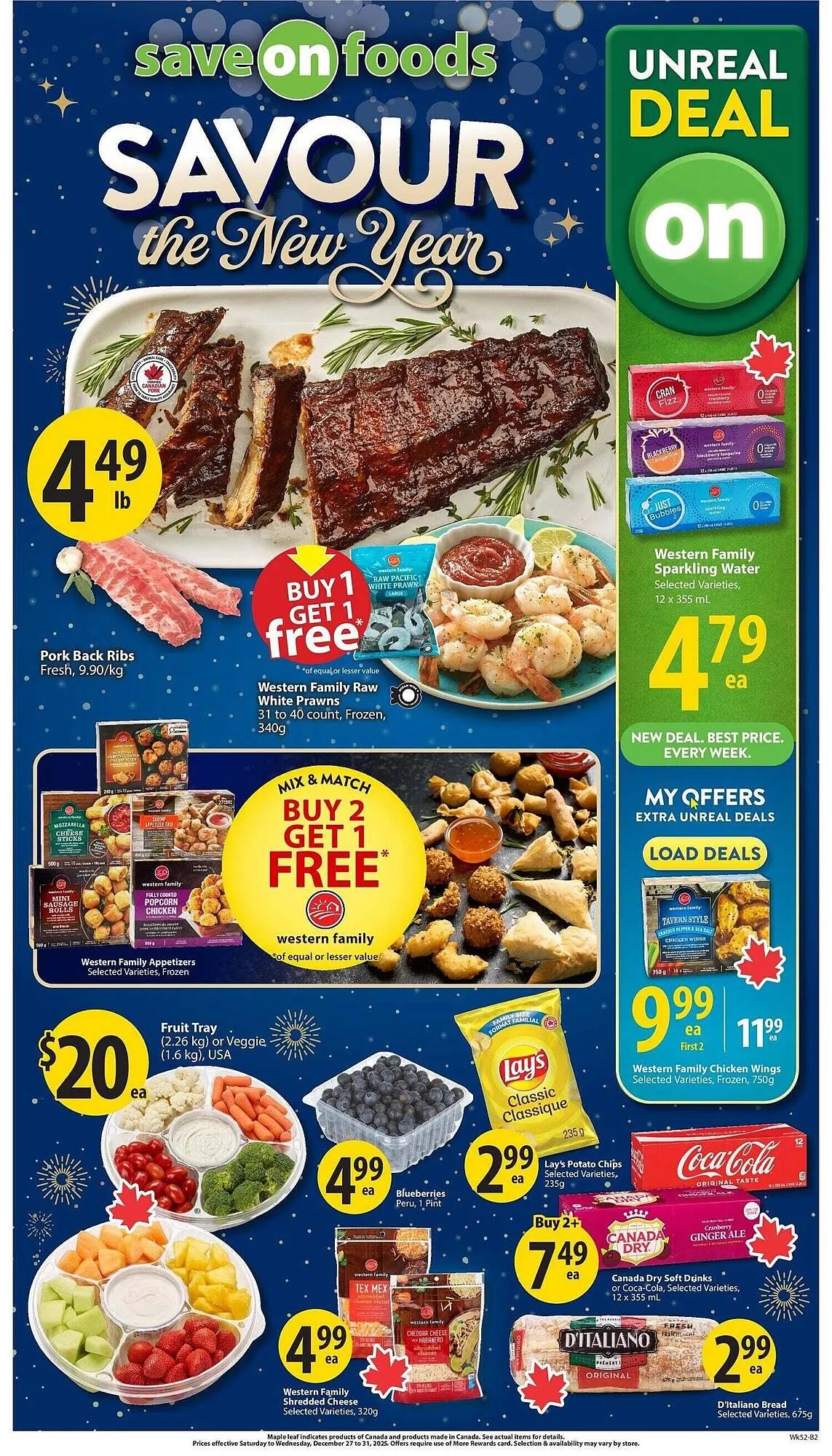 Happy New Year's Family Faves at Save on Foods: Fresh Deals from ...