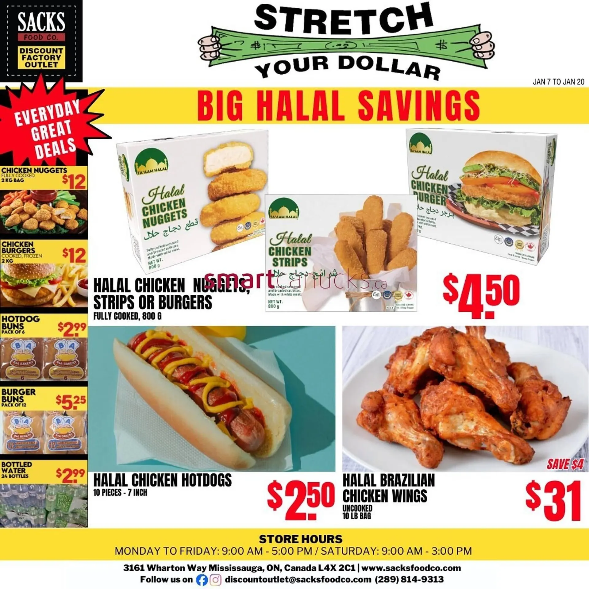 Weekly Grocery Specials at Sacks Food Co.: Savour Big Halal Savings