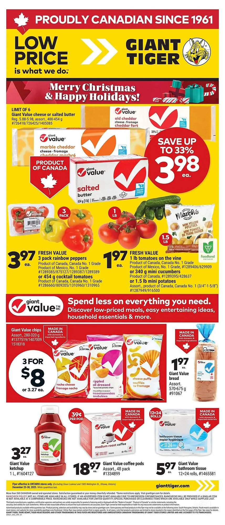 Giant Tiger's Post-Christmas Savings Event: Deals from December 25th to ...