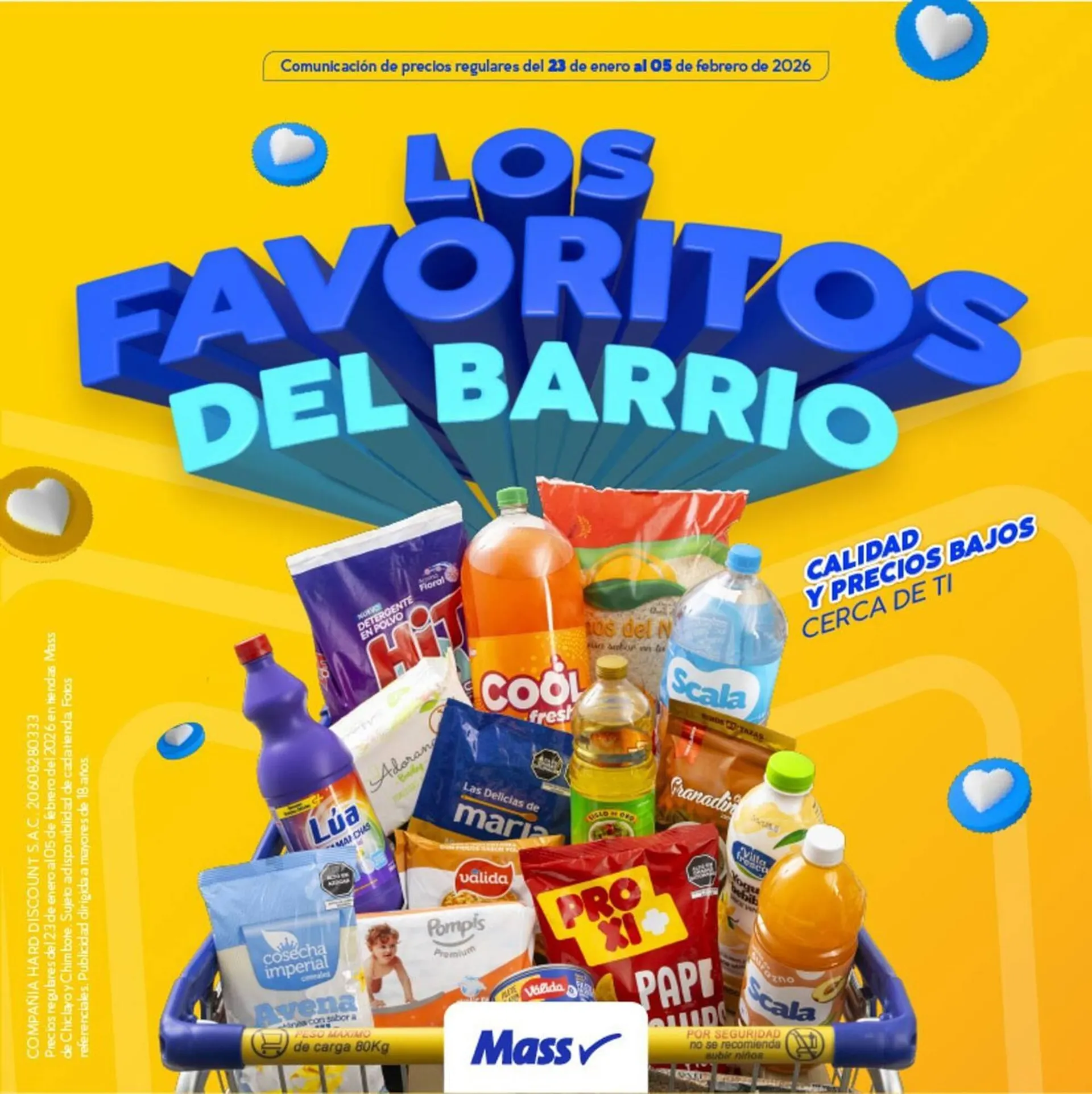 Ofertas Mass: Catálogo vigente hasta 5 de febrero de 2026