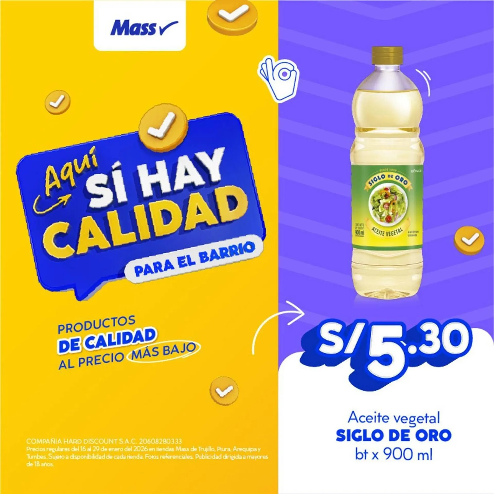 Ofertas Mass: Catálogo vigente hasta 29 de enero de 2026