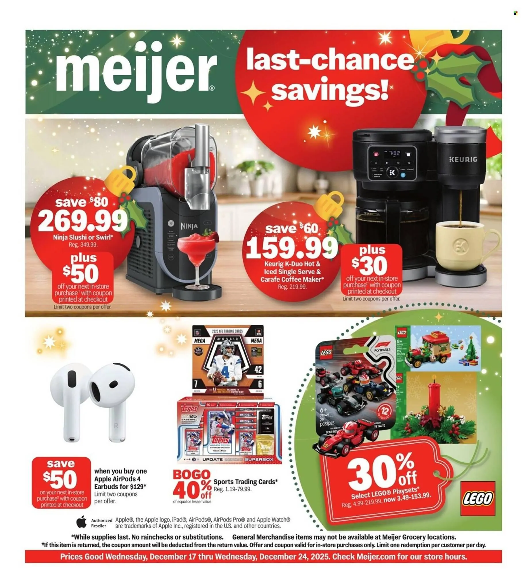 Meijer Holiday Savings Event: December 17-24