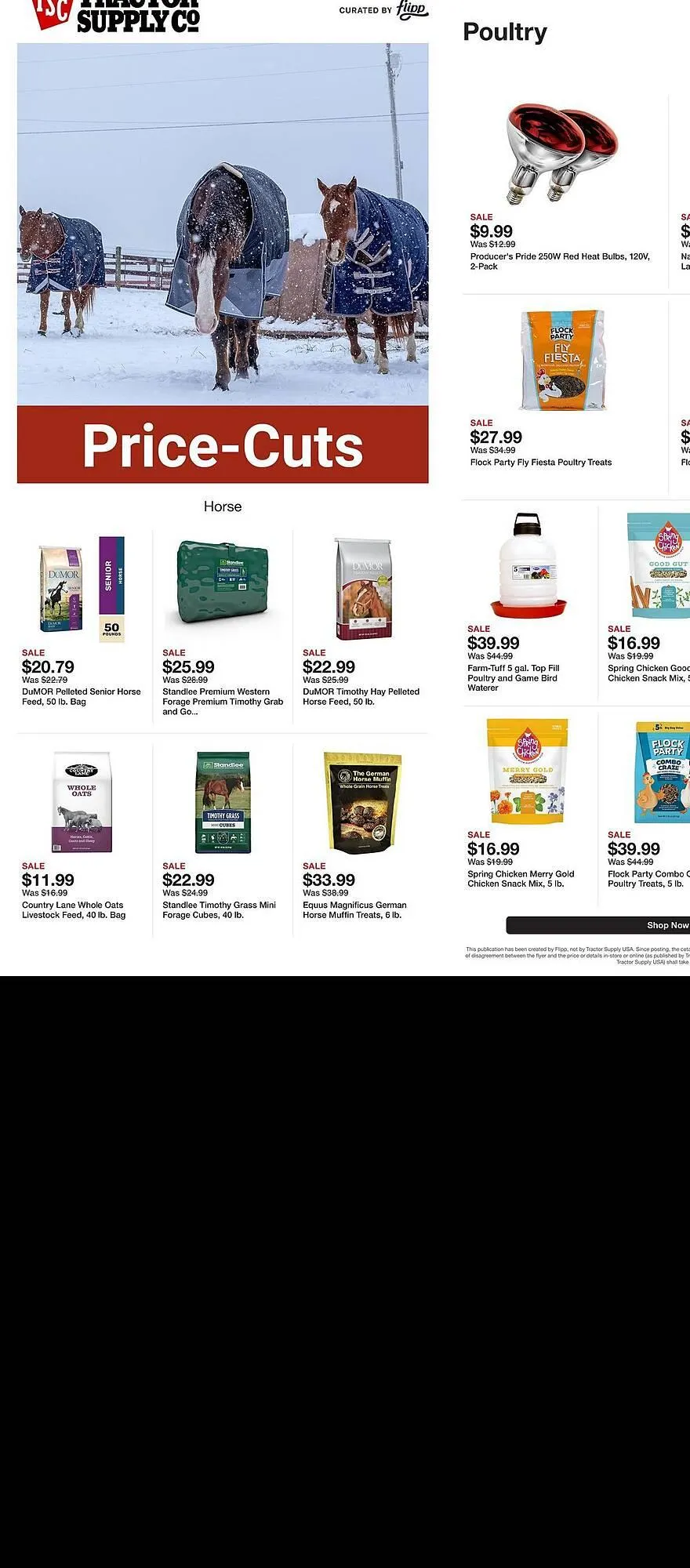 Tractor Supply Company weekly ad valid until January 26, 2026