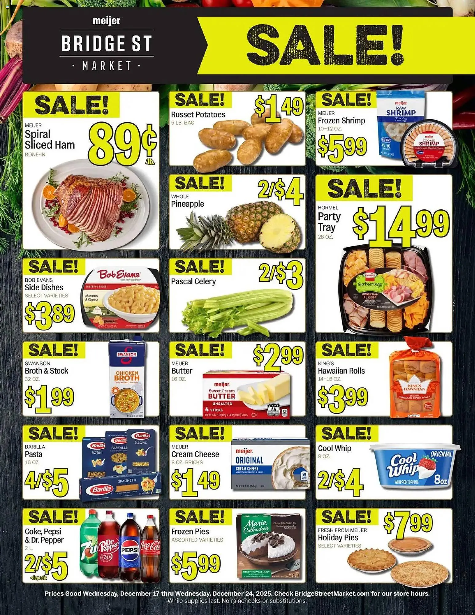 Meijer Holiday Savings Event: December 17-25