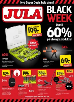Ukentlige tilbud hos Jula – Sparerunde, rabattkampanjer og et bredt ...
