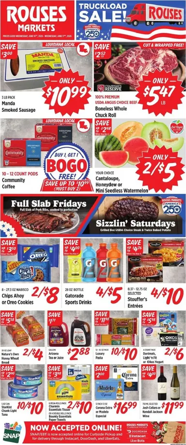 Current Rouses Markets leaflet valid from Wednesday 06/10/2026 to ...