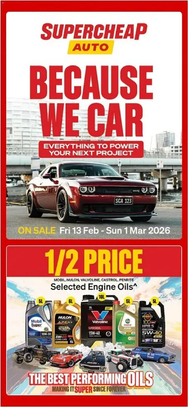 Supercheap Auto Weekly Flyers & Deals | Save on Car Accessories, Tools ...