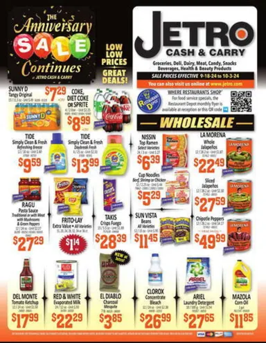 Jetro Weekly Flyers & Deals | Save Big on Wholesale Products at Jetro