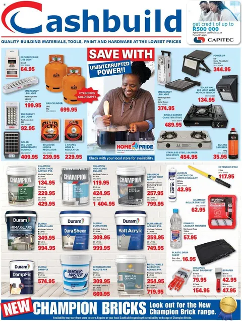 Weekly Savings at Cashbuild | Best Deals & Discounts Today