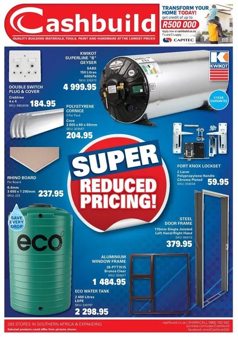 Weekly Savings at Cashbuild | Best Deals & Discounts Today