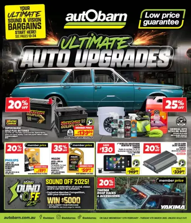Autobarn Weekly Deals & Flyers | Save Big on Auto Parts, Car ...