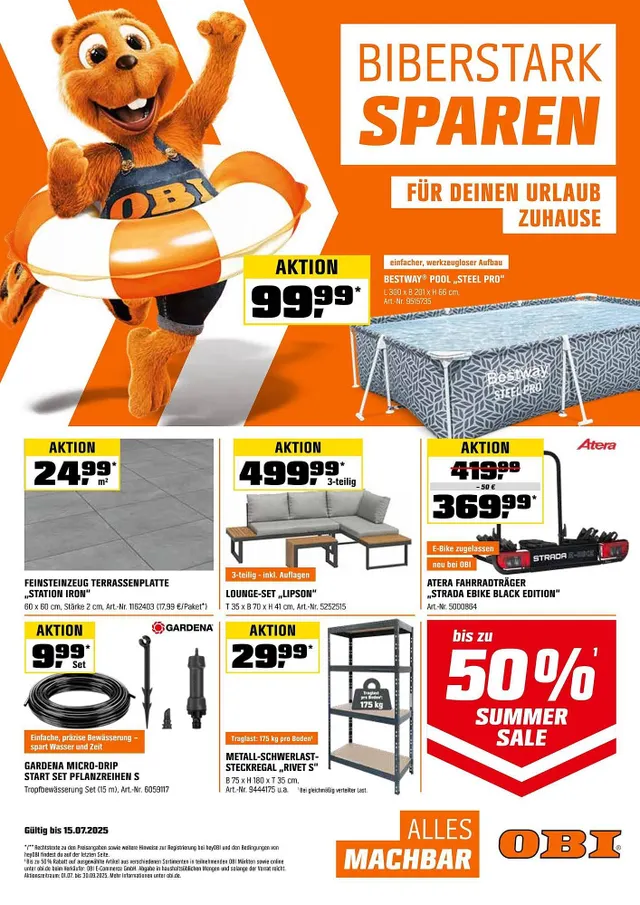 Wöchentliche Angebote bei OBI – Aktuelle Flyer, Rabatte & günstige ...