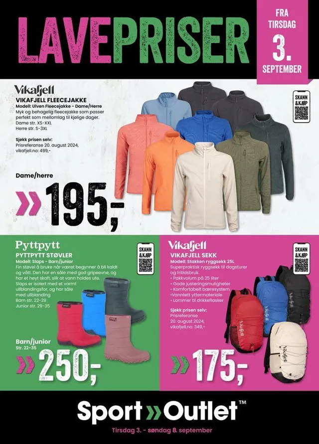 Ukentlige tilbud hos Sport Outlet – Spar på sportsklær, treningstøy og ...