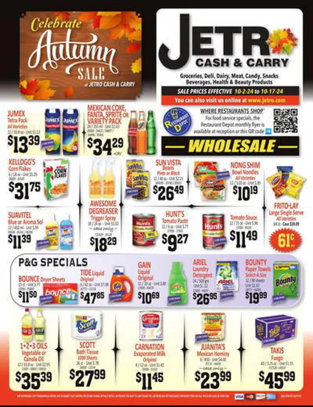 Jetro Weekly Flyers & Deals | Save Big on Wholesale Products at Jetro