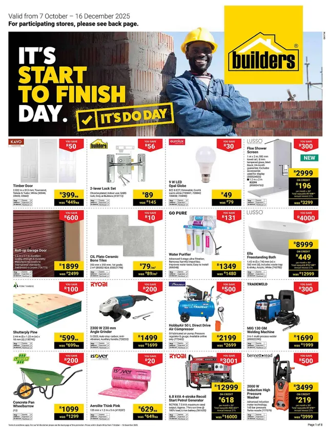 Builders Black Friday 2025 Discounts - The Best Prices