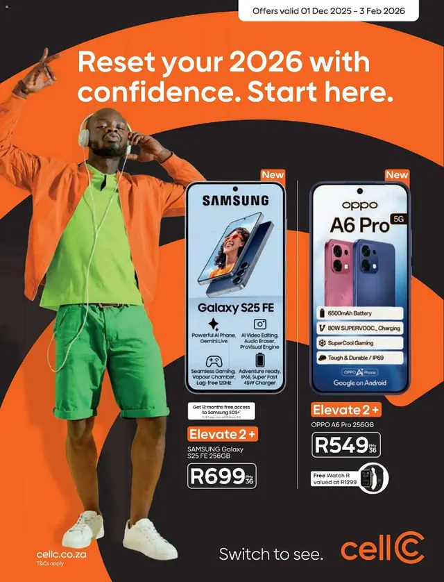 Weekly Cell C Flyers & Deals – Save on Phones, Data & Accessories Daily
