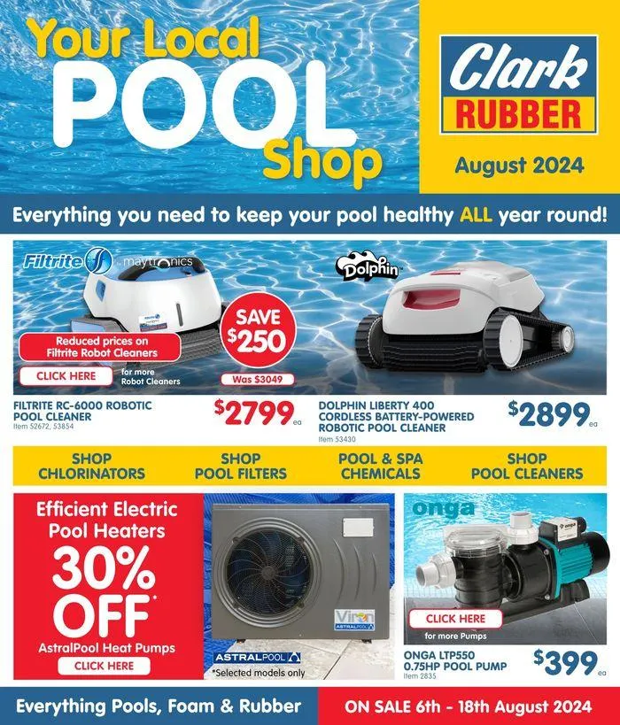 Clark Rubber Weekly Flyers & Deals | Save Big on Pools, Foam, & Home ...