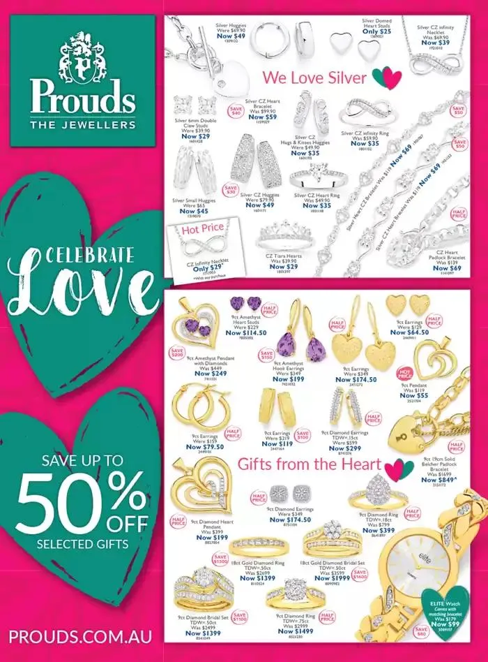 Weekly Deals at Prouds The Jewellers – Save on Earrings, Watches ...