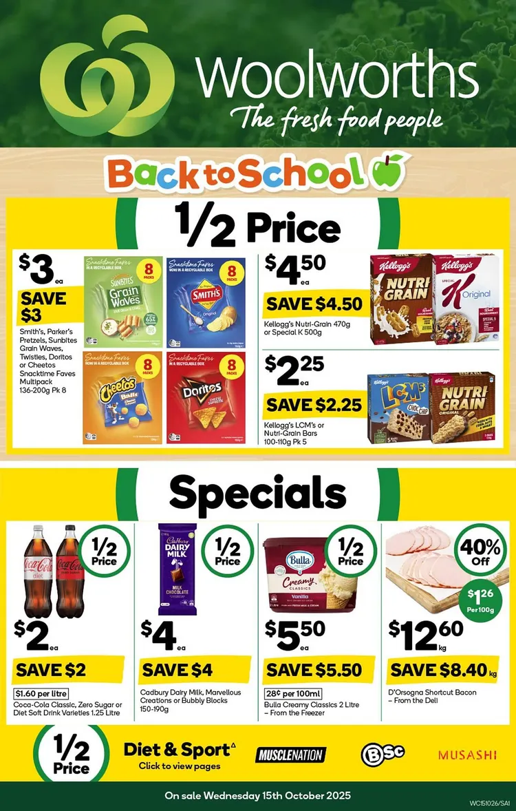 Weekly Savings at Woolworths | Check Latest Flyers, Deals & Discounts Today