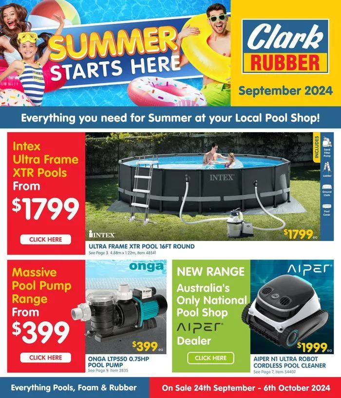 Clark Rubber Weekly Flyers & Deals | Save Big on Pools, Foam, & Home ...