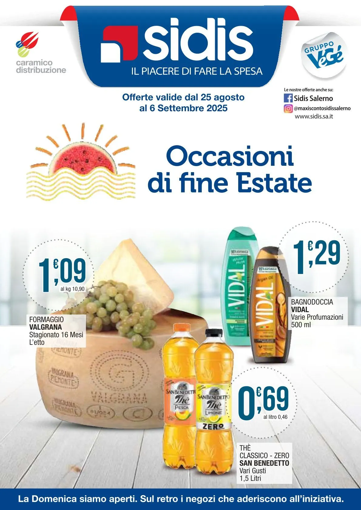Offerta speciale Volantini Maxi Sidis - Valido fino a 6 settembre 2025